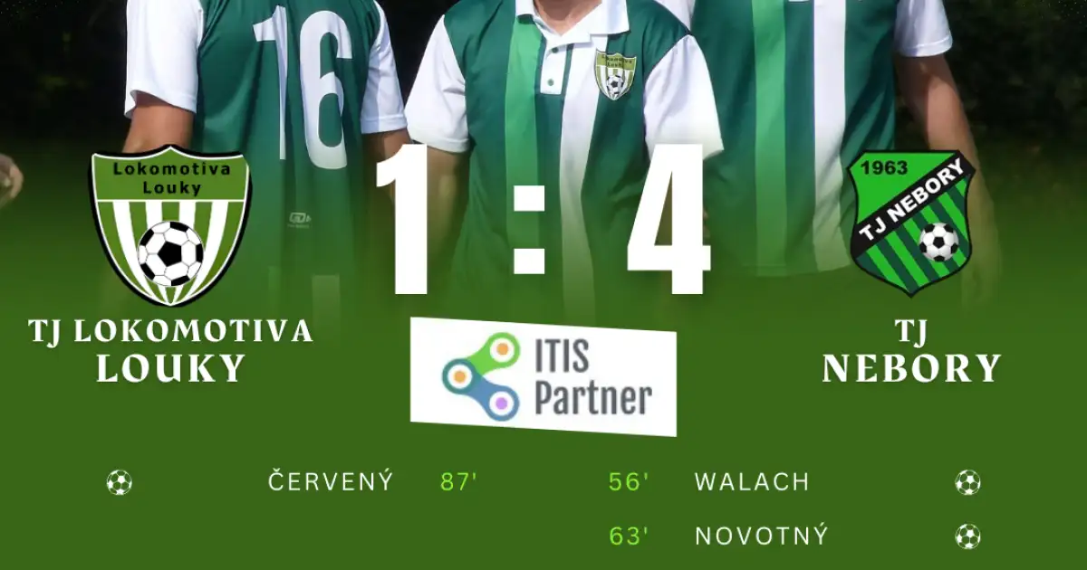 CANIS 7.liga sk.C / TJ Loko Louky - TJ Nebory 1:4 (0:0) | TJ Lokomotiva ...